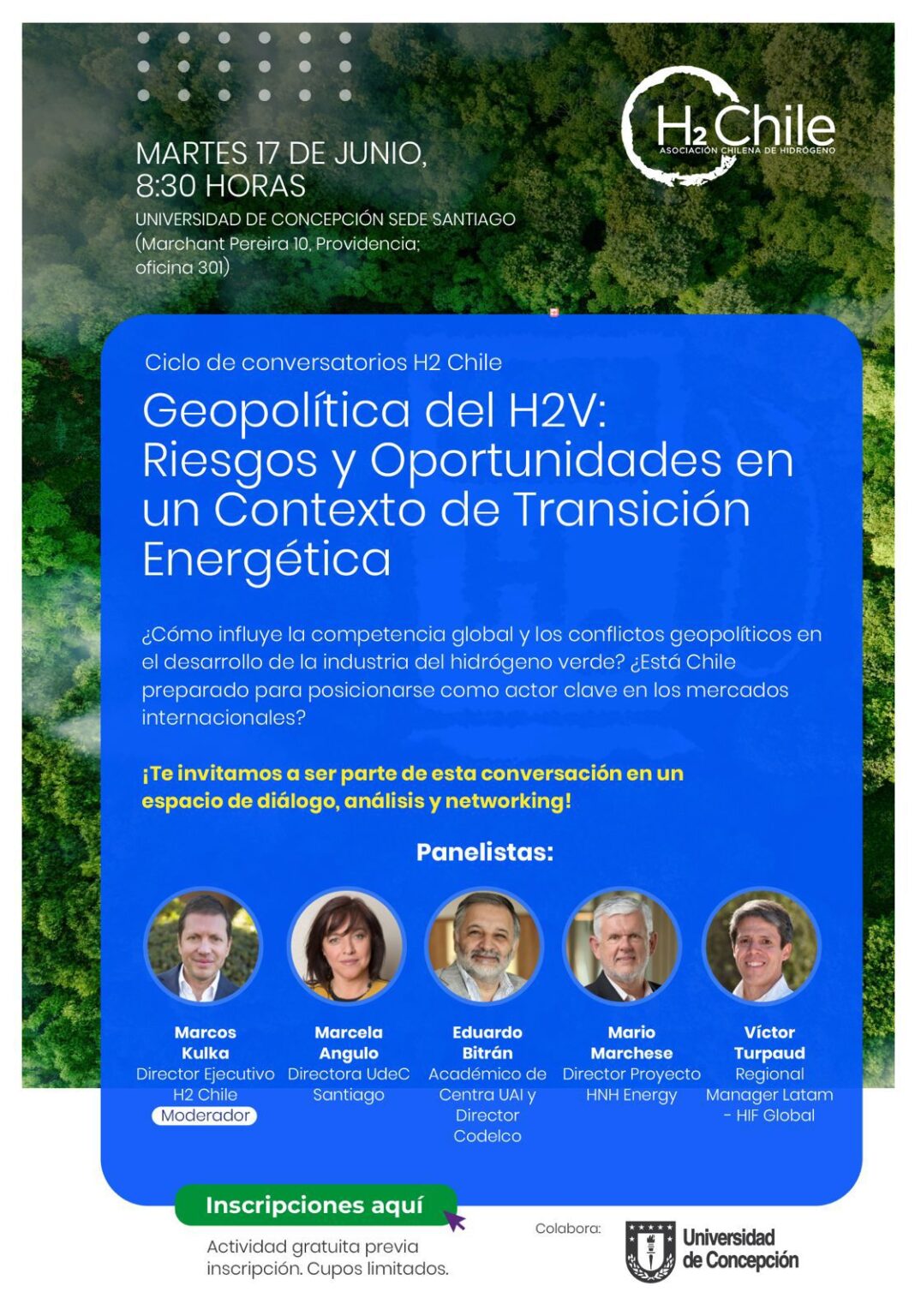 Conversatorio H2 Chile: Geopolítica del Hidrógeno: Riesgos y ...