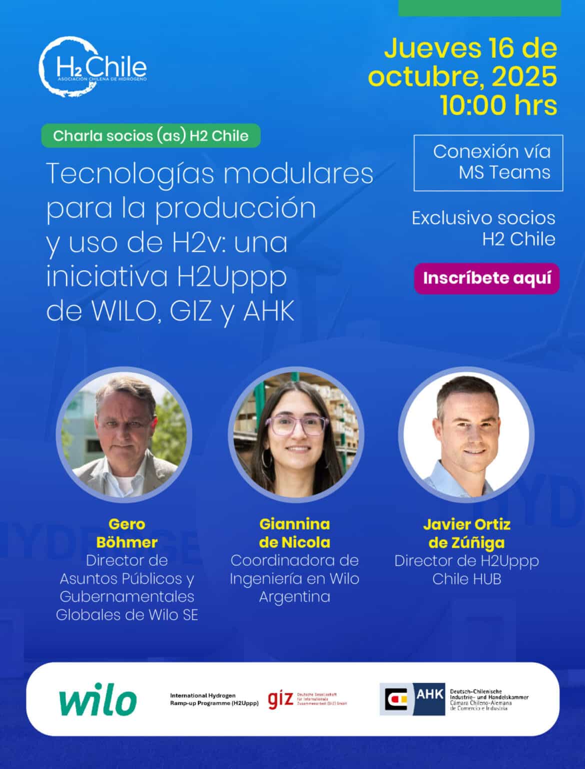 [Webinar H2 Chile] Tecnologías modulares para la producción y uso de ...